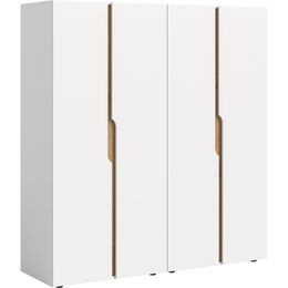 Home Affaire Kleiderschrank &raquo;BJ&Ouml;RNEBORG, Schlafzimmerschrank, Garderobe, Schrank&laquo; inklusive Wechselblende in anthrazit und Artisan Eiche Nachbildung, 
