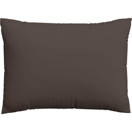 Schlafgut Kissenbezug &raquo;Premium Kissenbezug Woven Satin (1 St)&laquo; Ton-in-Ton Rei&szlig;verschluss, Fadendichte von 300tc, Uni, OEKO Tex beige Mako-Satin, Obermaterial: 