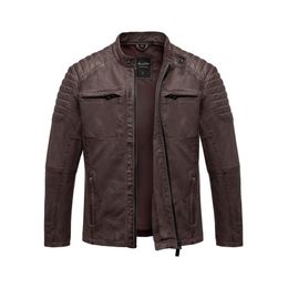 Amaci&Sons Amaci&Sons Lederjacke RALSTON in Braun | Gr.: XL