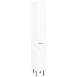 Optifit Apothekerschrank &raquo;Elga&laquo; mit Soft-Close-Funktion, h&ouml;henverstellbaren F&uuml;&szlig;en, Breite 30 cm wei&szlig; Holzwerkstoff wei&szlig;, B/H/T: 30cm x 211,8cm x 