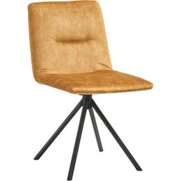 Musterring Polsterstuhl &raquo;JustB! SP500&laquo; () 1 Stk.ohne Armlehne, wahlweise mit Drehfunktion, Stativgestell in schwarz braun 1 Stk., Veloursstoff, drehbar inkl. 