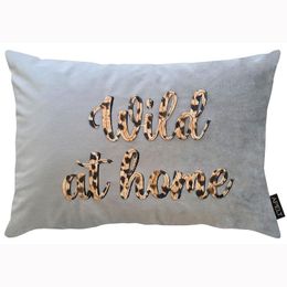 Apelt Dekokissen &raquo;Wild&laquo; grau Polyester B/L: 35cm x 50cm, 1 Stk.