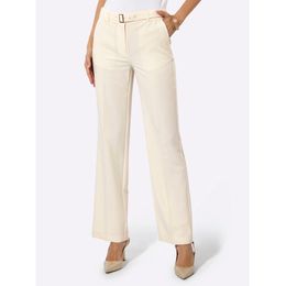CR&Eacute;ATION L creation L Woll-Polyester-Hose in champagner | Gr.: 44
