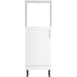 KOCHSTATION Backofenumbauschrank &raquo;KS-Ahus&laquo; Breite 60 cm braun wildeiche Nachbildung, B/H/T: 60cm x 176,6cm x 58,4cm, T&uuml;ren: 1 Stk.
