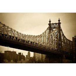 papermoon Fototapete &raquo;New Yorker Br&uuml;cke&laquo; bunt Vlies B/L: 3m x 2,23m, Bahnen: 6 Stk.