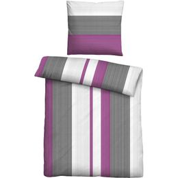 Bettw&auml;sche &raquo;0360459&laquo; 2 Stk. Thermo-Fleece, absolut flauschig, weich + wohlig warm, pflegeleicht Fleece, Obermaterial: 100% Polyester B/L: 135cm x 