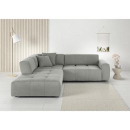 3C Candy Ecksofa &raquo;Yoshy Komfortsofa, bequem und modern, hochwertige Verarbeitungsdetails&laquo; Zwei verschiedene Sitztiefen durch verstellbare R&uuml;ckenlehne,