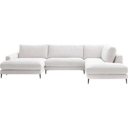 Home Affaire Wohnlandschaft &raquo;Downtown XXL B/T/H: 341/223/84 cm Loungem&ouml;bel zum Relaxen&laquo; weicher Sitzkomfort, Cord-Bezug, weicher Sitzkomfort U-Form 