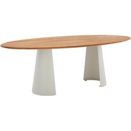 Musterring Esstisch &raquo;JustB! OD100&laquo; 1 Stk. tlg. In 3 Gr&ouml;&szlig;en von 200 bis 240 cm mit elegantem, ellipsenf&ouml;rmigem Design braun B/H/T: 115cm x 76cm x 220cm, Ma&szlig;e (