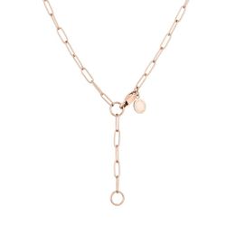 Cool Time Damen Cool Time Charm-Kette &raquo;Schmuck Geschenk Edelstahl Halskette The Cool Mini Link&laquo; rosa Edelstahl, L: 41 B: 2mm