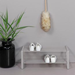 SPINDER DESIGN Schuhregal &raquo;REX&laquo; Metall, Breite 70 cm grau Stahl B/H/T: 70cm x 29cm x 27cm