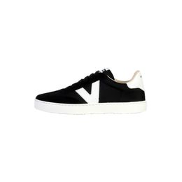 victoria Niedrige Sneaker aus Leder Schwarz | Gr.: 36