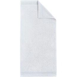 Dyckhoff Handtuch &raquo;Gloss&laquo; mit edler Glanzgarn Bord&uuml;re wei&szlig; Frottier, Baumwolle B/L: 50cmx100cm, 1 Stk., Frottier
