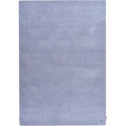 Tom Tailor HOME Hochflor-Teppich &raquo;Shaggy Teppich Cozy&laquo; rechteckig 25 mm H&ouml;he Uni Farben, auch in Pastell Farben, weich & kuschelig blau Polyester B : 