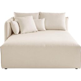 OTTO home Ottomane &raquo;N&ouml;re&laquo; Lounge-Modul - zum eigenen Zusammenstellen, Breite 138cm, Tiefe 168cm beige 60% Baumwolle/40% Leinen B/H/T: 138cm x 86cm x 
