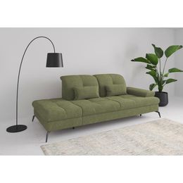 Sit & More sit&more Recamiere &raquo;Amica, inkl. Sitztiefenverstellung und Armteilverstellung&laquo; wahlweise mit Kopfteilverstellung und Stauraum gr&uuml;n 100% Polyester B/H/