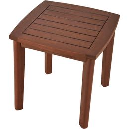 Garden Pleasure Schaukelstuhl &raquo;SINALOA&laquo; (Set) inkl. Tisch und Auflagen braun Massivholz B/H/T: 84cm x 90cm x 68cm