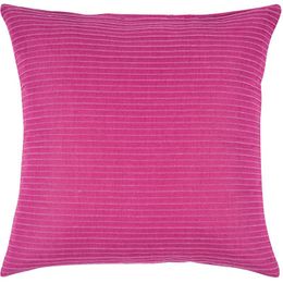 Pad Dekokissen &raquo;LAMONTE&laquo; Made in Europe, Kissenh&uuml;lle ohne F&uuml;llung, 1 St&uuml;ck pink Obermaterial: 100% Baumwolle B/L: 60cm x 60cm, 1 Stk.