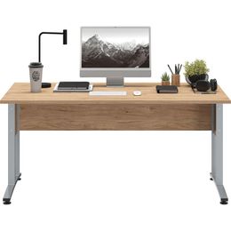 FMD Schreibtisch &raquo;Calvi&laquo; braun B/H/T: 160cm x 75cm x 80cm