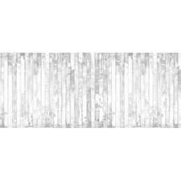 ARCHITECTS PAPER Fototapete &raquo;Wooden Floor White&laquo; Vlies, Wand, Schr&auml;ge grau Vlies B/L: 6m x 2,5m