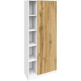 borchardt M&ouml;bel borchardt M&ouml;bel Garderobenschrank &raquo;Dolly&laquo; H&ouml;he 185 cm wei&szlig; Holzwerkstoff wei&szlig;matt, B/H/T: 76cm x 185cm x 35cm, T&uuml;ren: 1 Stk.