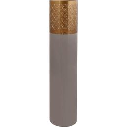 Kayoom Bodenvase &raquo;Bodenvase Art Deco 1145&laquo; grau Metall B/H/T: 25cm x 121cm x 25cm &Oslash; 25cm