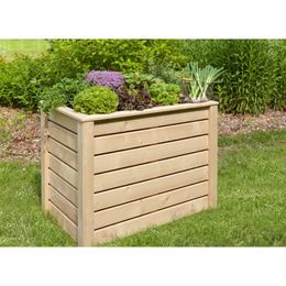 Konifera Hochbeet &raquo;aus unbehandeltem Fichtenholt&laquo; BxTxH: 100x60x75 cm beige Holzwerkstoff B/H/T: 100cm x 75cm x 60cm
