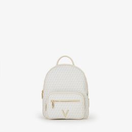 Valentino Handbags Valentino Bags Damen VALENTINO BAGS Cityrucksack &raquo;QUEEN RE&laquo; Damen Freizeitrucksack mit RV-Vordertasche mit zwei F&auml;chern wei&szlig; B/H/T: 27cm x 31cm x 10cm