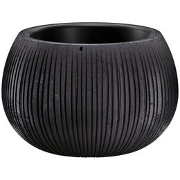 Prosperplast Blumentopf &raquo;"Beton Bowl" aus schwarzem Kunststoff&laquo; &Oslash;29cm x H19,5cm schwarz Kunststoff Einheitsgr&ouml;&szlig;e