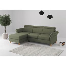 OTTO home Ecksofa &raquo;Glendale, L-Form&laquo; inkl. Kopfteilverstellung, wahlweise mit Vorziehsitz und Bettkasten 95% Polyester, 5% Polyamid B/H/T: 253cm x 