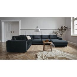 OTTO home Wohnlandschaft &raquo;Hobro U-Form&laquo; in 3 Bezugsqualit&auml;ten in vielen Farben gr&uuml;n Luxus-Microfaser Lederoptik (100% Polyester;Struktur grob (100% 