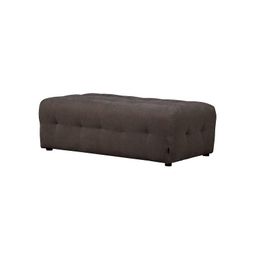Home Affaire Polsterhocker &raquo;Nosia&laquo; passend zur Serie grau 100% Polyester B/H/T: 120cm x 47cm x 70cm, Samtvelours