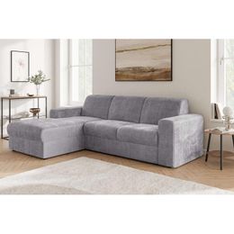 OTTO home Ecksofa &raquo;BORNHOLM 2.0 L-Form, Breite 220 cm, Verl&auml;ssliche Qualit&auml;t, Chenille&laquo; Recamiere links/rechts bestellbar, Bezug - Chenille oder 