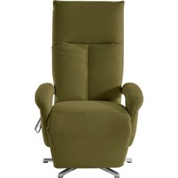 Sit & More sit&more TV-Sessel &raquo;Tycoon mit Kopfteilverstellung und 360&deg; Drehfunktion&laquo; wahlweise manuell oder elektrischer Funktion, auch mit Akku (kabellos) gr&uuml;n 