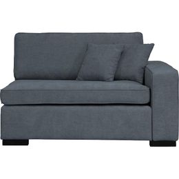 Home Affaire Sofaelement &raquo;Skara XXL&laquo; Modul XXL - zum eigenen Zusammenstellen, Armlehne links/rechts w&auml;hlbar blau 100% Polyester Struktur weich, 