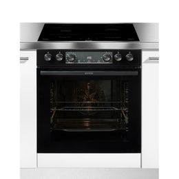 Gorenje Induktions Herd-Set &raquo;BCSI737DBGOT&laquo; mit 1-fach-Teleskopauszug ecoClean Plus 1 Stk. tlg. Pizzafunktion mit 300 &deg;C &ndash; perfekt f&uuml;r Pizza, Focaccia 