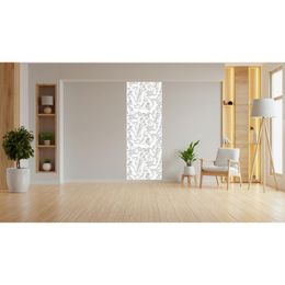 queence Wandsticker &raquo;Dinosaurier&laquo; DIY-Wandsticker zum Bemalen wei&szlig; Vinyl B/H/T: 90cm x 250cm, Dinosaurier M&auml;rchen