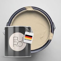 A.S. Cr&eacute;ation Wandfarbe &raquo;Premium Innenwandfarbe PURO Tuchmatt soothing brown&laquo; ideal f&uuml;r Wohnzimmer, Schlafzimmer, Flur und K&uuml;che, Farbwelt Braun beige 5 l 5ml