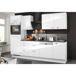 Optifit K&uuml;chenzeile &raquo;Ole - Set 2&laquo; ohne E-Ger&auml;te, Breite 270 cm wei&szlig; B/H/T: 270cm x 60cm