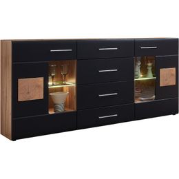 Innostyle Sideboard &raquo;Sonate&laquo; 3 Stk. tlg. Elemente sind flexibel kombinierbar und passen in jeden Wohnbereich. schwarz B/H/T: 170cm x 93cm x 40cm, 4 Stk., 2 Stk.
