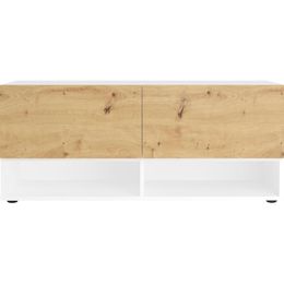 FMD Schuhbank &raquo;Belm&laquo; mit Stauraum, Breite 109 cm wei&szlig; Holzwerkstoff B/H/T: 109cm x 46cm x 42cm