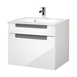 Welltime Waschtisch &raquo;Siena&laquo; Breite 60 cm grau B/H/T: 60cm x 54cm x 47cm