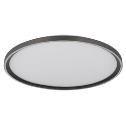 Globo LIGHTING LED Deckenleuchte &raquo;DUBLIN&laquo; LED-Modul 1 Stk. warmwei&szlig; - kaltwei&szlig; Deckenlampe, rund, antik, Wohnzimmer, Schlafzimmer grau 1, &Oslash; 50cm H: 