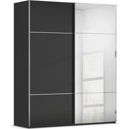 Rauch Schwebet&uuml;renschrank &raquo;Kleiderschrank Schrank Garderobe Schlafzimmerschrank SCALE-TRIO&laquo; edle dreigeteilte Front mit 2 Zierleisten Spiegel/Glas 