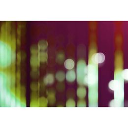 Livingwalls living walls Fototapete &raquo;Walls by Patel Big City Lights 1&laquo; glatt Vlies, Wand, Schr&auml;ge gr&uuml;n Vlies B/L: 4m x 2,7m
