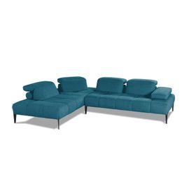 Calia italia Ecksofa &raquo;Skyline, Made in Italy, Design-Sofa, L-Form, mit Sitztiefenverstellung&laquo; verstellbare Armlehne und Kopfst&uuml;tze f&uuml;r maximalen 