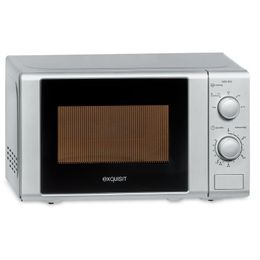 Exquisit Mikrowelle &raquo;MW 900-030&laquo; Mikrowelle 700 W silber silber Einheitsgr&ouml;&szlig;e Mikrowelle