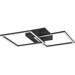 OTTO home LED Deckenleuchte &raquo;Annelia, Deckenlampe, schwenkbare LED-Rechtecke&laquo; LED-Board 1 Stk. Warmwei&szlig; Wand- und Deckenmontage m&ouml;glich schwarz 2, H: 