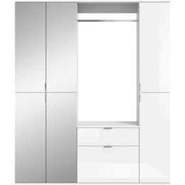 Home Affaire Garderoben-Set &raquo;TRONDHEIM, 5-teilig, Breite 152cm, individuell platzier- & erweiterbar&laquo; Set, bestehend aus: 2x Garderobenschrank & 3-tlgs
