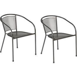 Merxx Gartensessel &raquo;Delos&laquo; Set, 2 Stk. tlg. B/H/T: 54cm x 72cm x 61cm